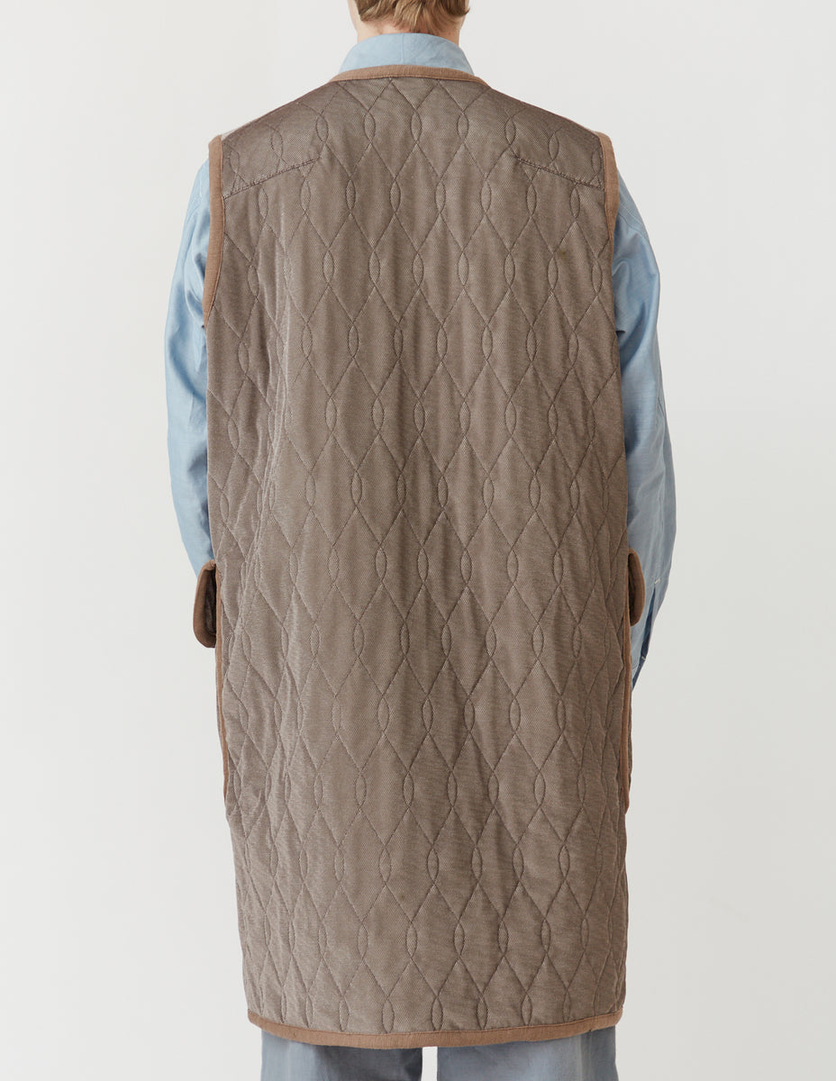 Silk-Loft Quilting Long Gilet – m's braque
